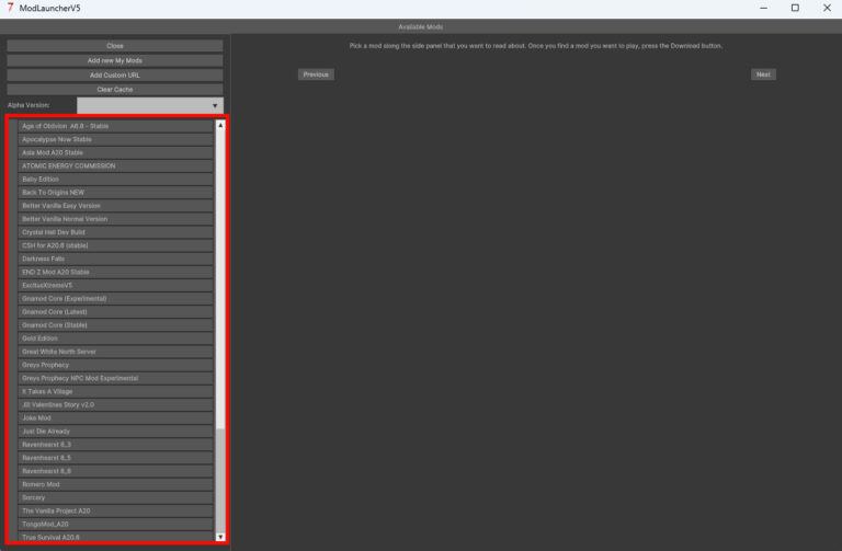 【7Days To Die】MODの導入方法 MOD Launcher-v5バージョン | 7Days To Die MOD info